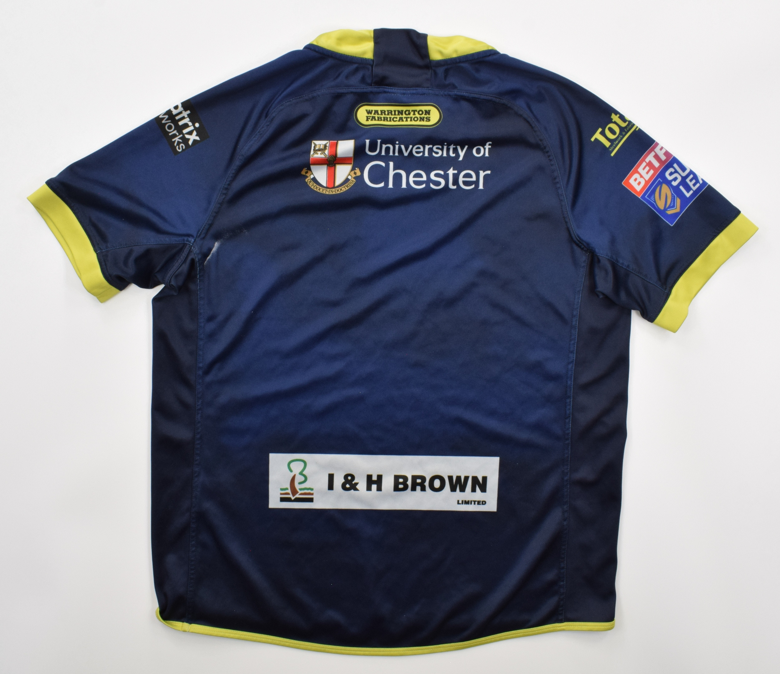 WARRINGTON WOLVES RUGBY ISC SHIRT L Rugby \ Rugby League \ Warrington ...