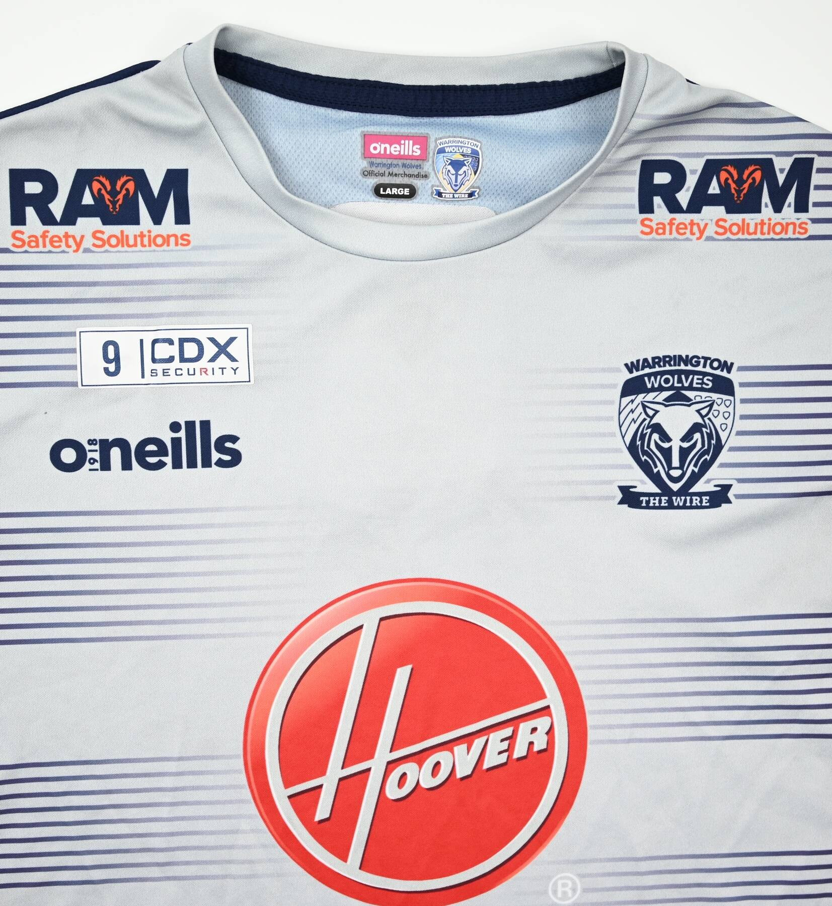 WARRINGTON WOLVES RUGBY SHIRT L Rugby \ Rugby League \ Warrington ...