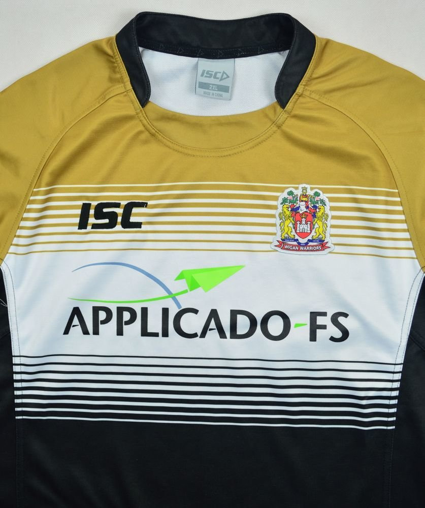 WIGAN WARRIORS RUGBY ISC SHIRT 2 XL Rugby \ Rugby League \ Wigan ...