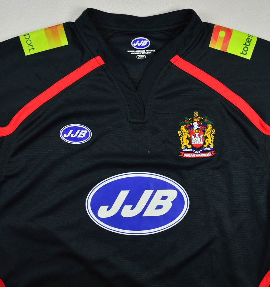 WIGAN WARRIORS RUGBY JJB SHIRT L Rugby \ Rugby League \ Wigan Warriors ...