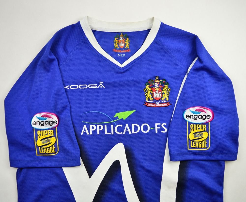 WIGAN WARRIORS RUGBY KOOGA SHIRT M Rugby \ Rugby League \ Wigan ...