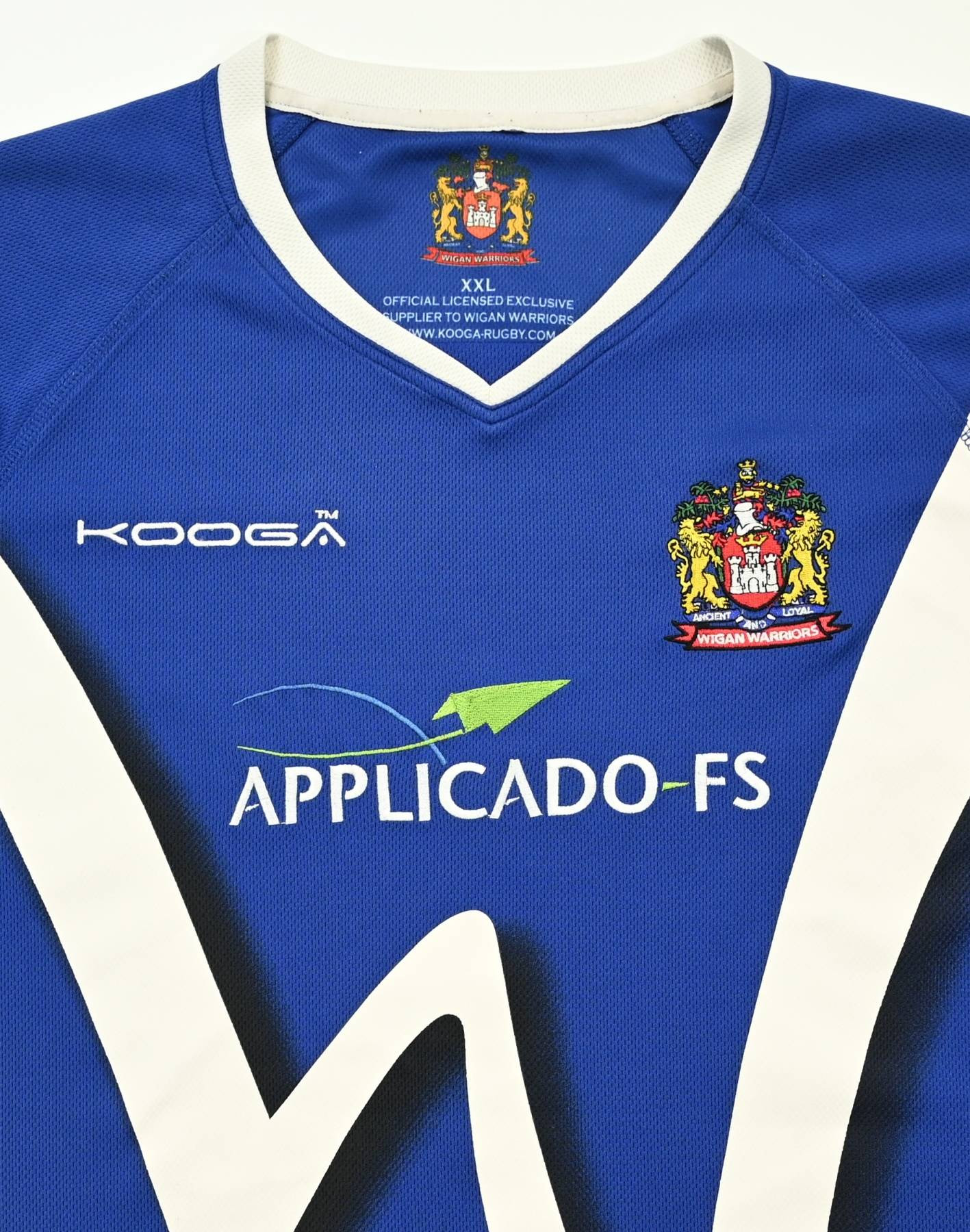 WIGAN WARRIORS RUGBY SHIRT XXL Rugby \ Rugby League \ Wigan Warriors ...