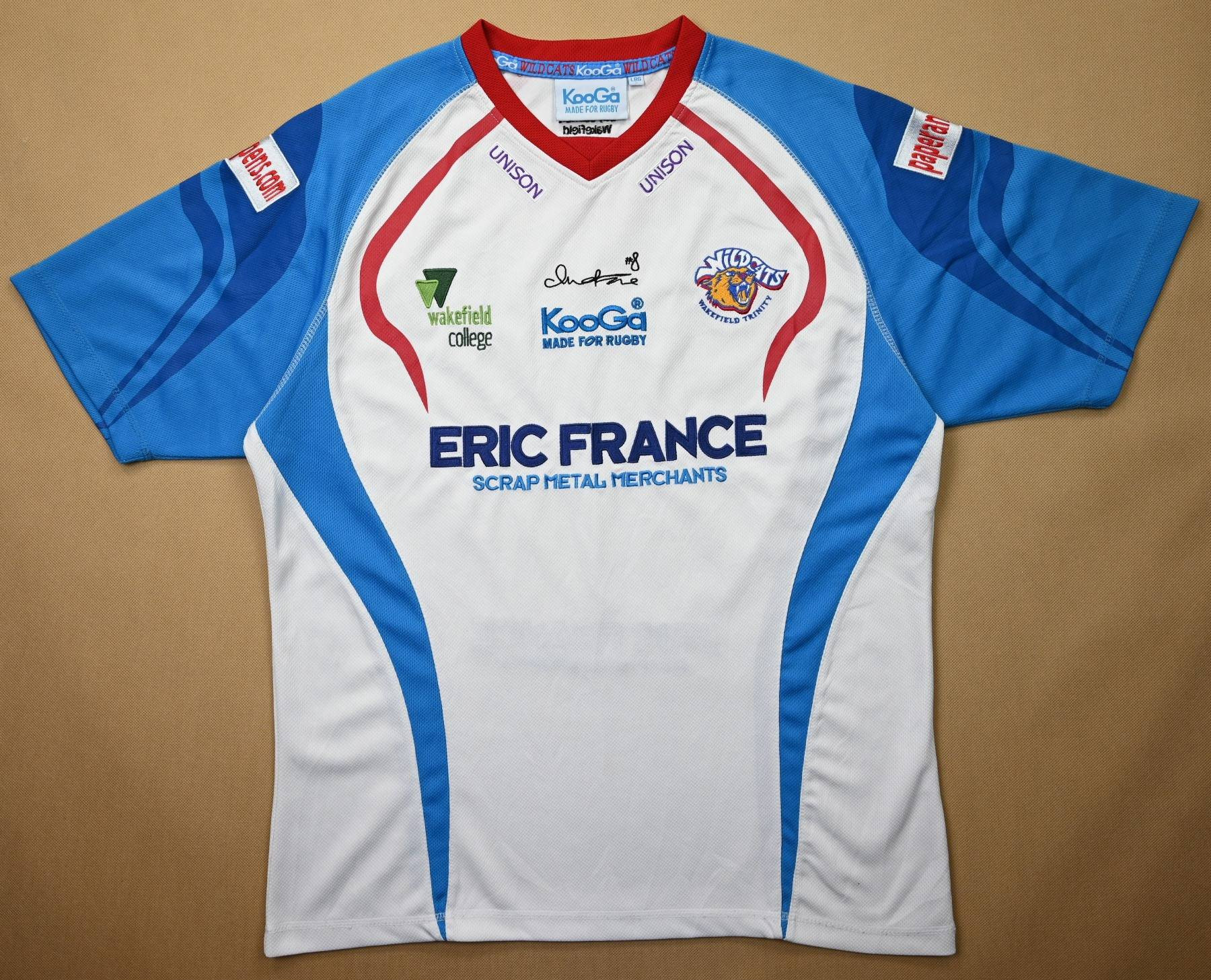 WILDCATS RUGBY SHIRT L Rugby \ Rugby League \ Wakefield Trinity ...