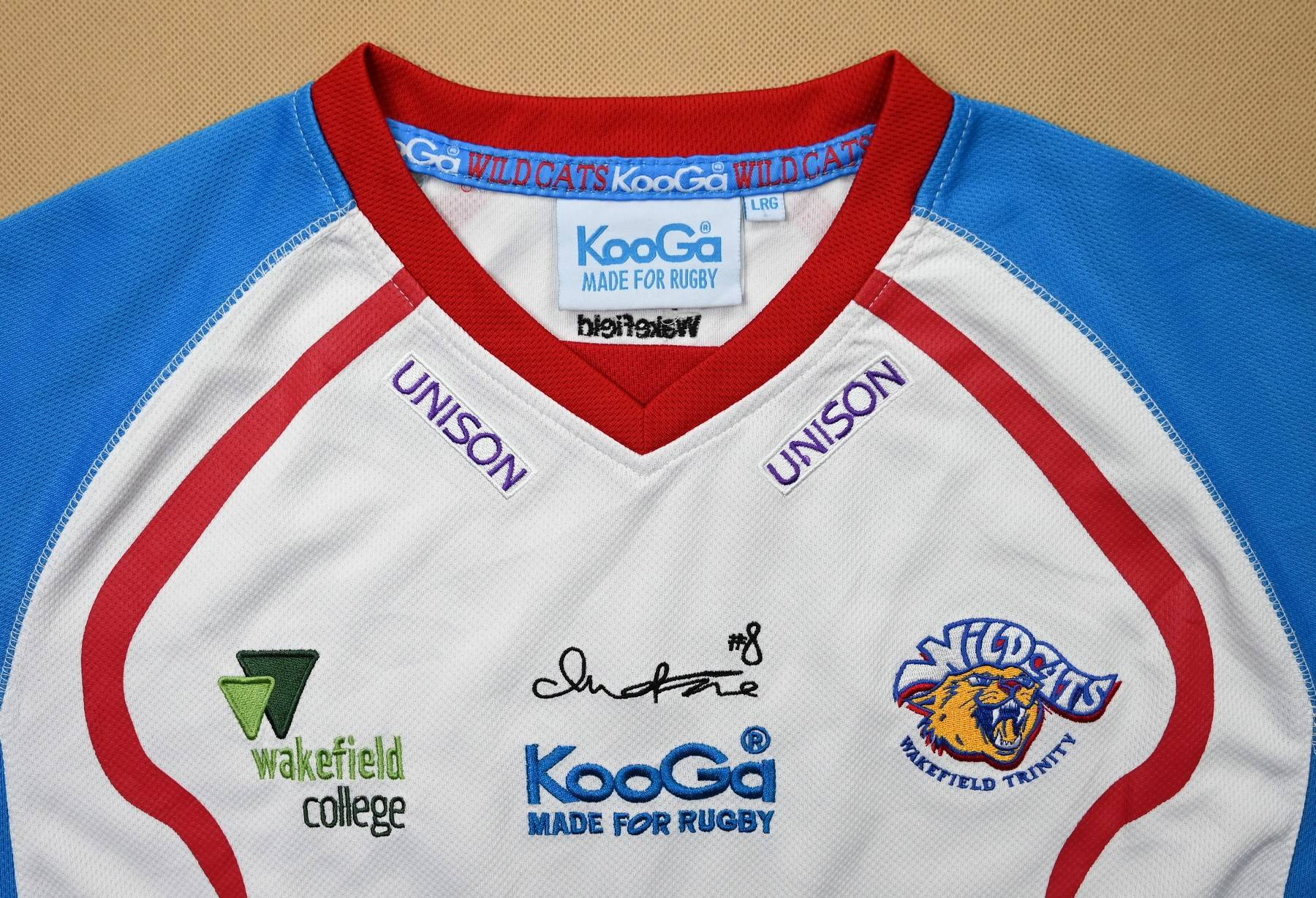 WILDCATS RUGBY SHIRT L Rugby \ Rugby League \ Wakefield Trinity ...