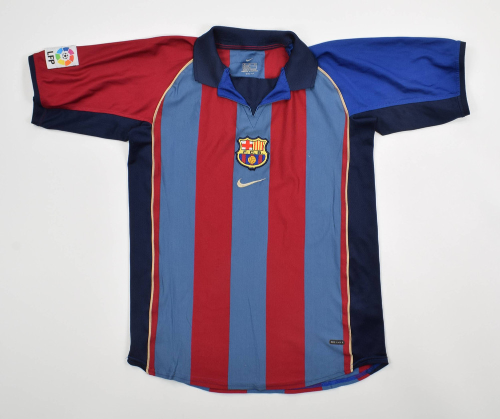 2001-02 FC BARCELONA SHIRT XL. BOYS Football / Soccer \ European Clubs ...