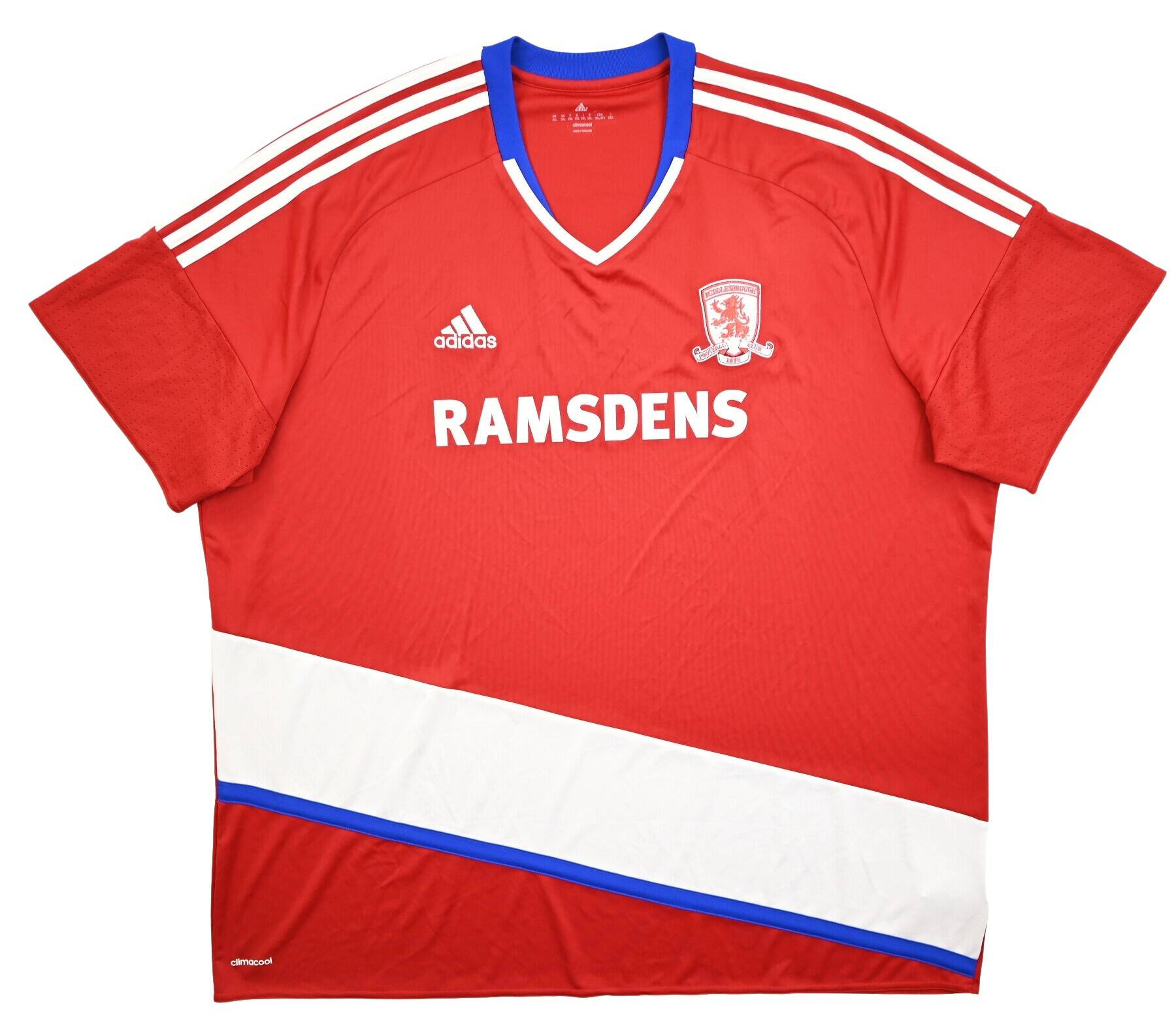 2016-17 MIDDLESBROUGH SHIRT 3XL | Classic-Shirts.com