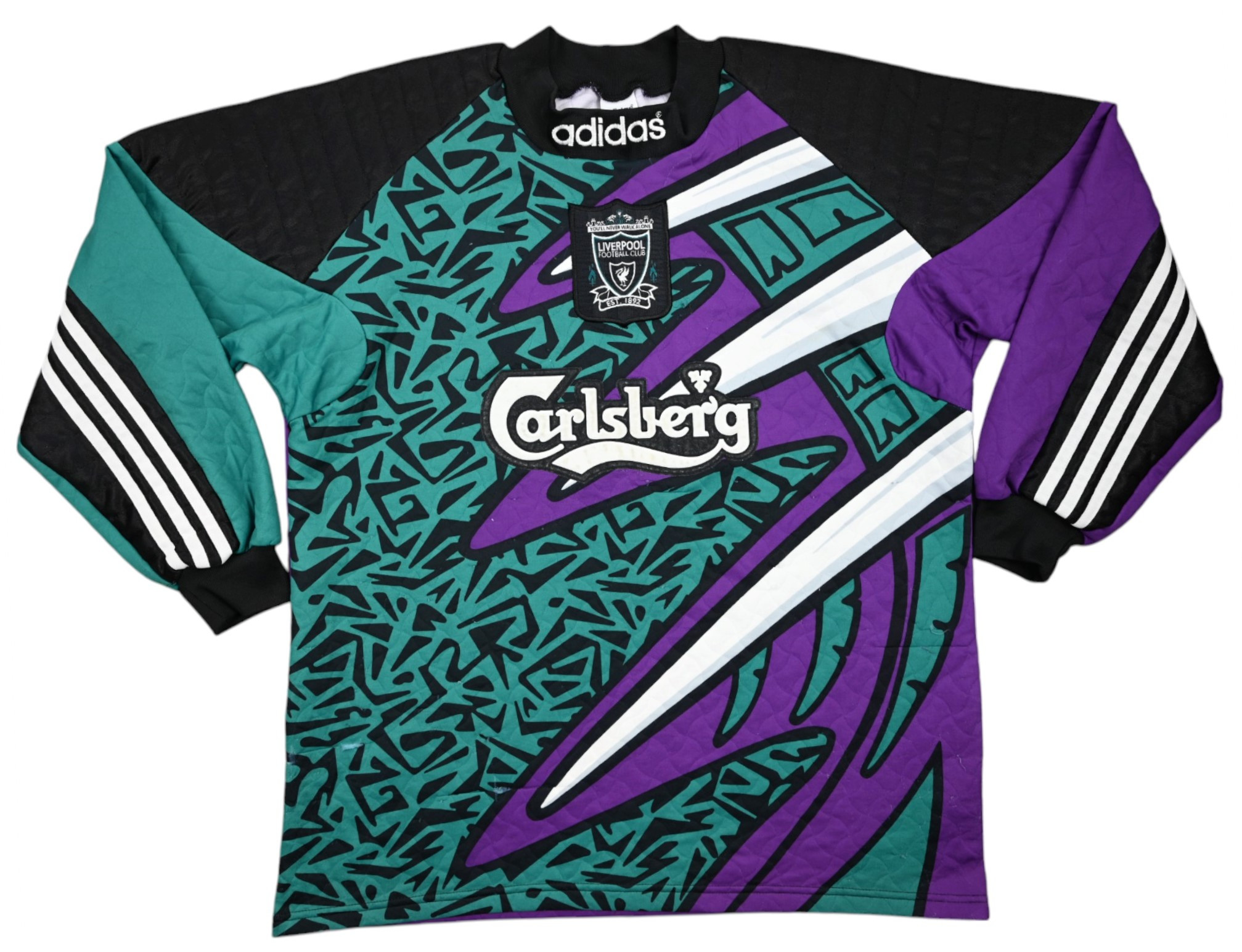 1995-96 LIVERPOOL GOALKEEPER LONGSLEEVE SHIRT M Premier League \ Liverpool New in | Classic ...