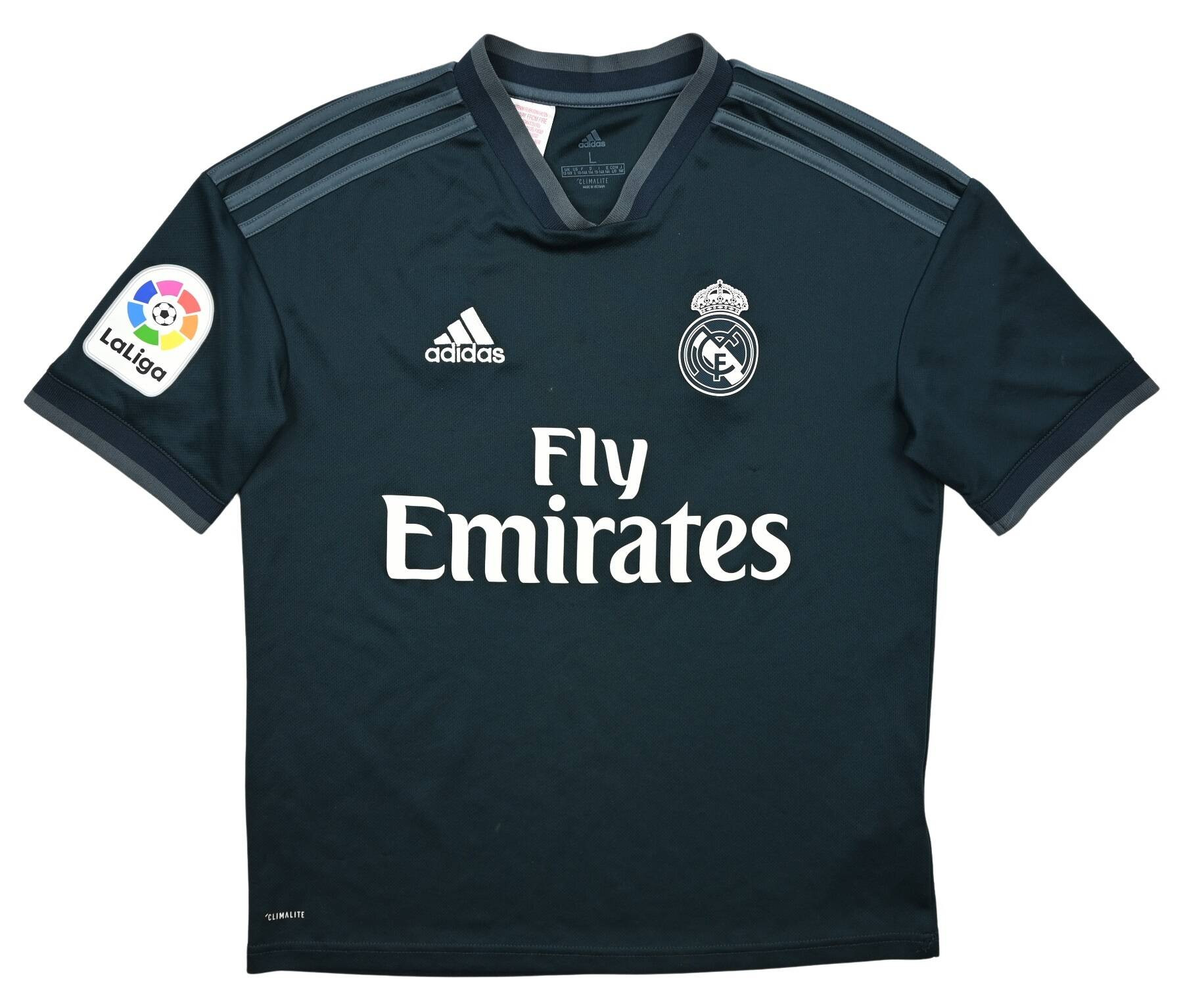 2018-19 REAL MADRID SHIRT L. BOYS Spanish Clubs \ Real Madrid | Classic ...