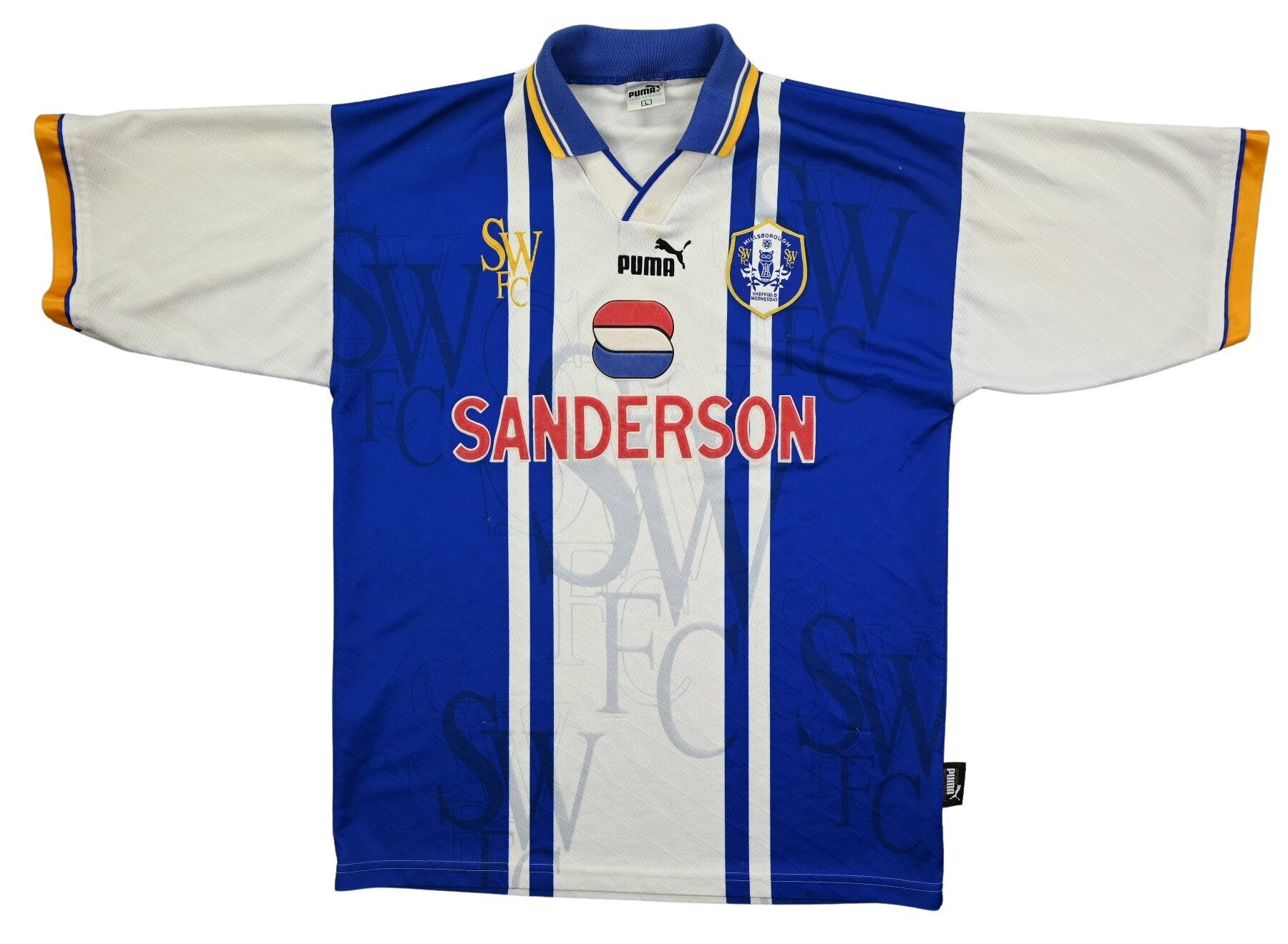 1995-97 SHEFFIELD WEDNESDAY SHIRT L Other leagues \ Championship \ Sheffield Wednesday | Classic ...