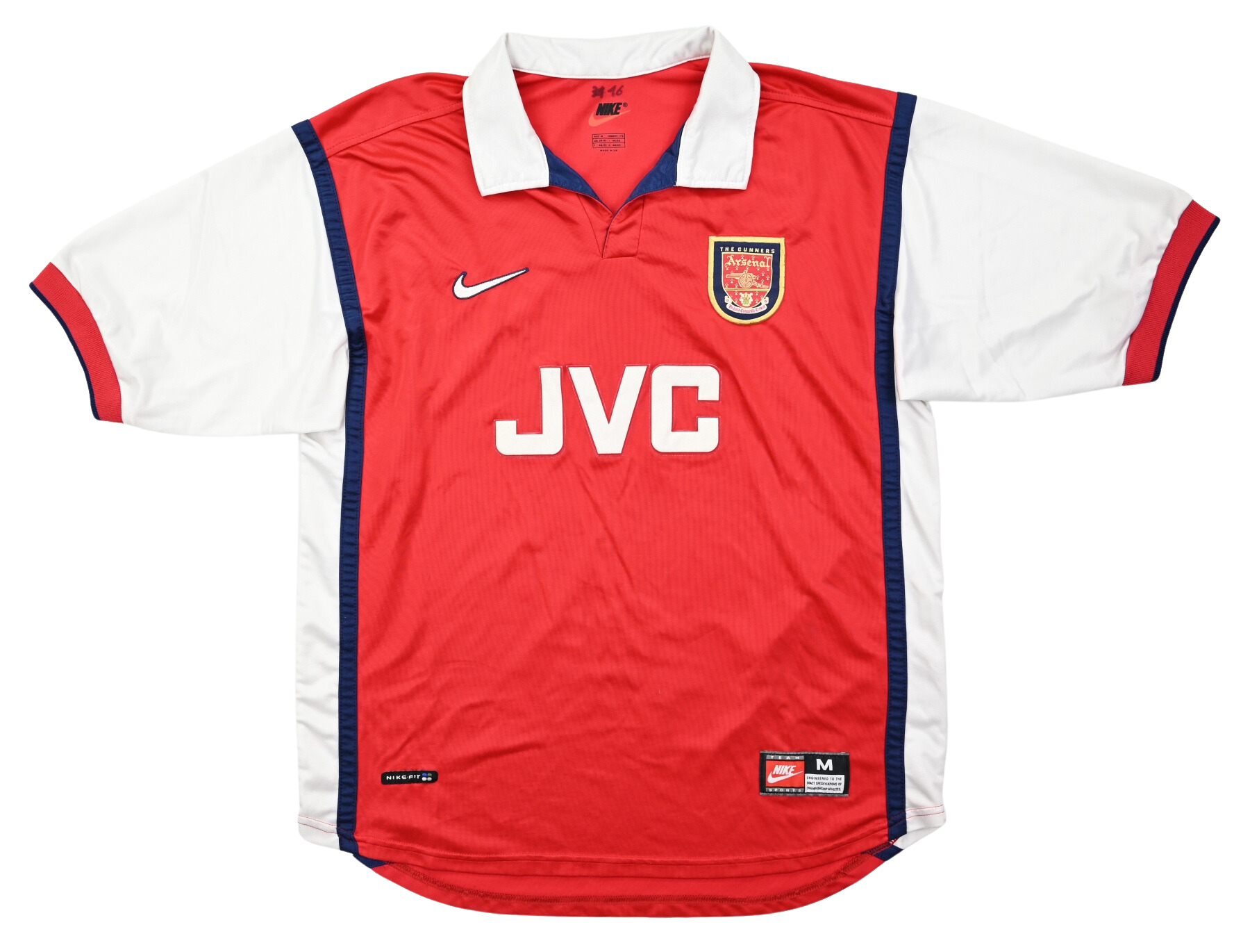 1998-99 ARSENAL LONDON SHIRT XL Football / Soccer \ Premier League ...