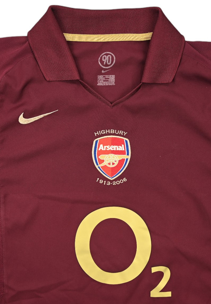 2005-06 ARSENAL LONDON SHIRT S Premier League \ Arsenal FC | Classic ...