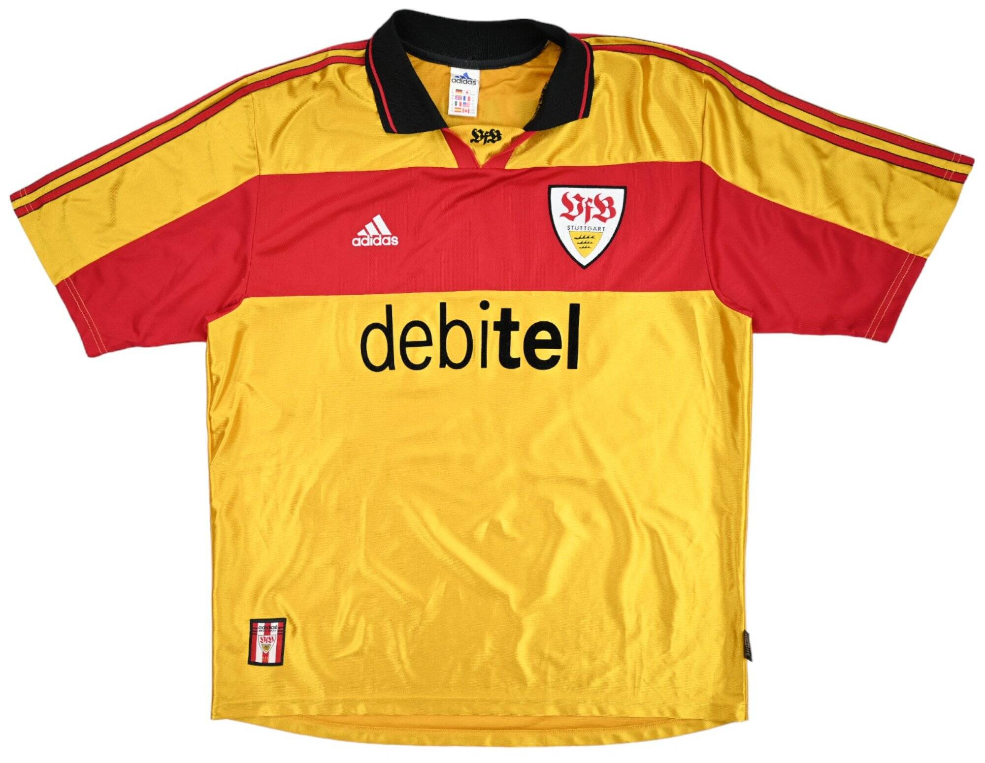 1999-01 VfB STUTTGART *STARK* SHIRT XL German Clubs \ VFB Stuttgart ...