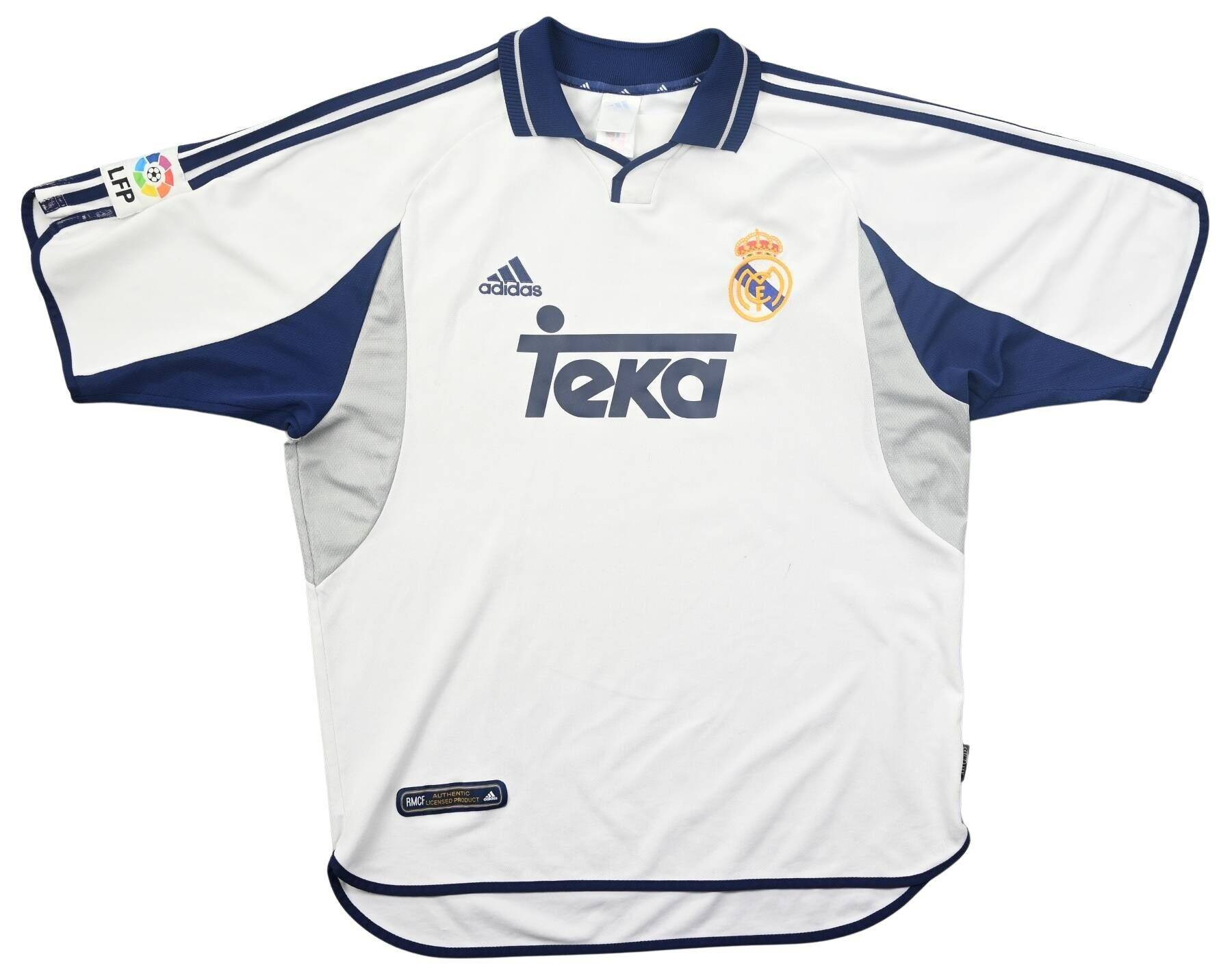 2000-01 REAL MADRID SHIRT L Spanish Clubs \ Real Madrid | Classic ...