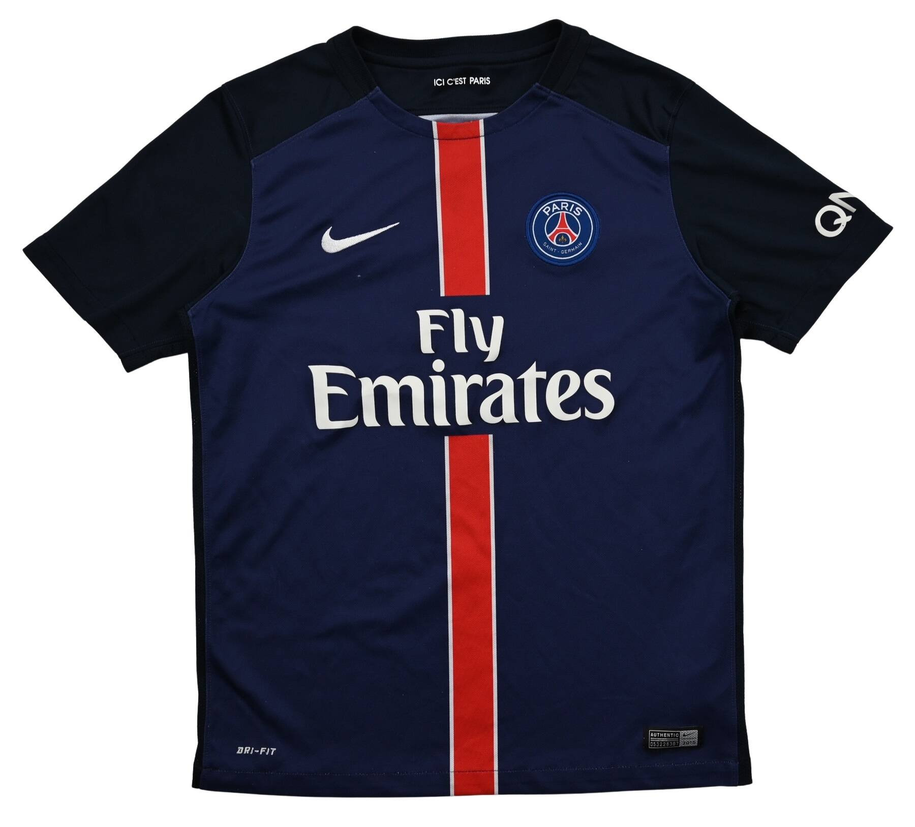 2015-16 PARIS SAINT-GERMAIN SHIRT L. BOYS French Clubs \ PSG | Classic-Shirts.com