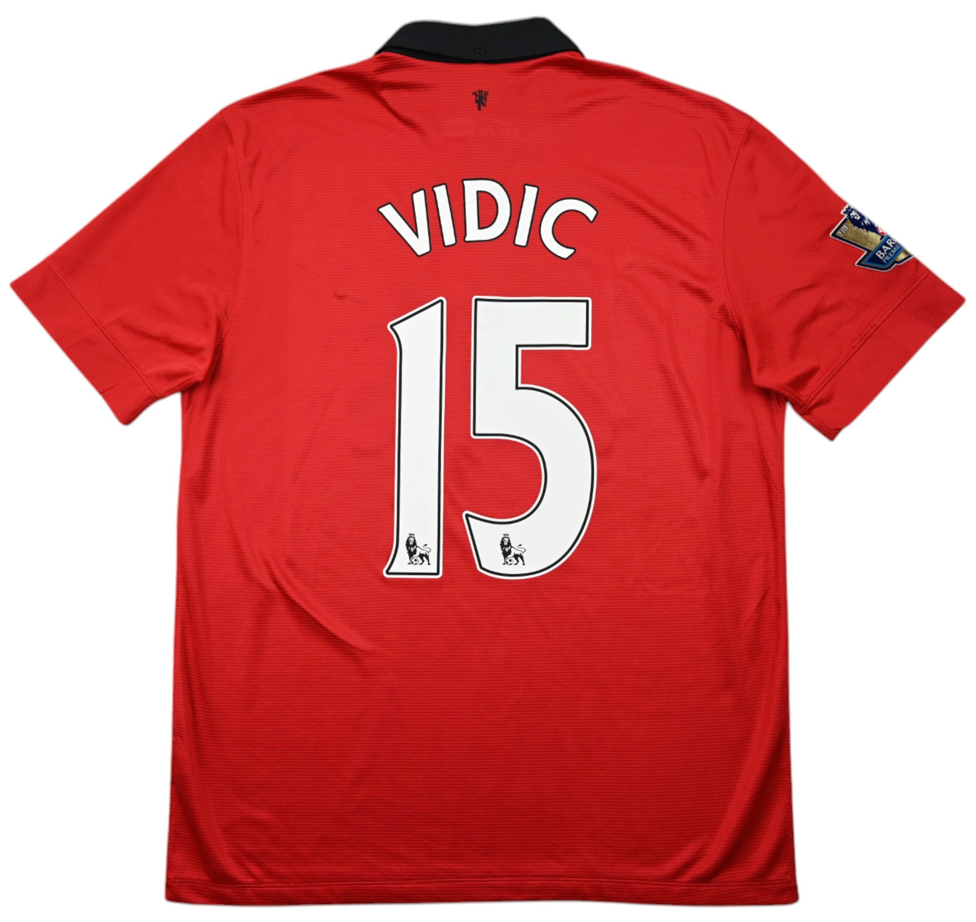 2013-14 MANCHESTER UNITED *VIDIC* SHIRT L Premier League \ Manchester ...