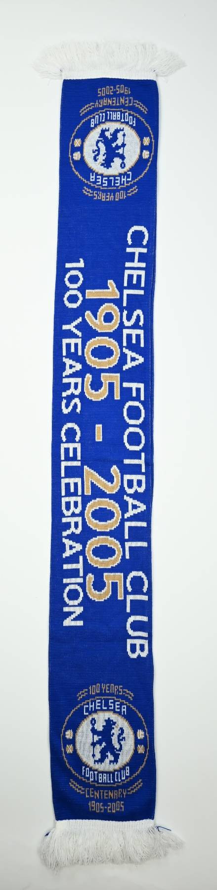 CHELSEA LONDYN 1905-2005 100 YEARS CELEBRATION SCARF Other sports ...