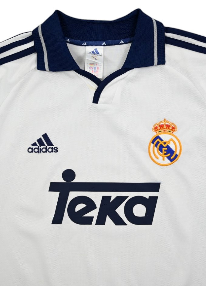 2000-01 REAL MADRID SHIRT L Spanish Clubs \ Real Madrid New in ...