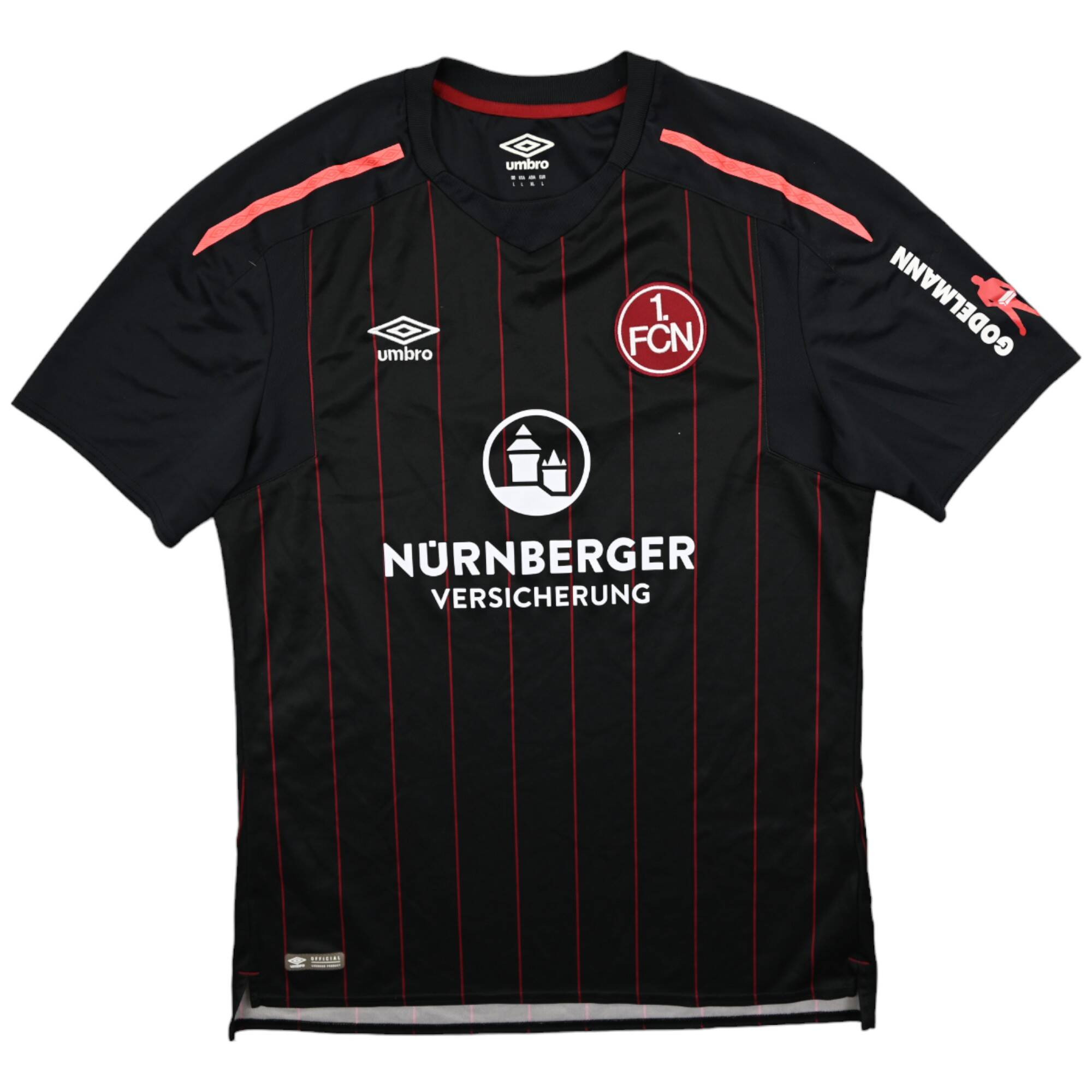 2017-18 FC NURNBERG SHIRT L German Clubs \ Nurnberg | Classic-Shirts.com