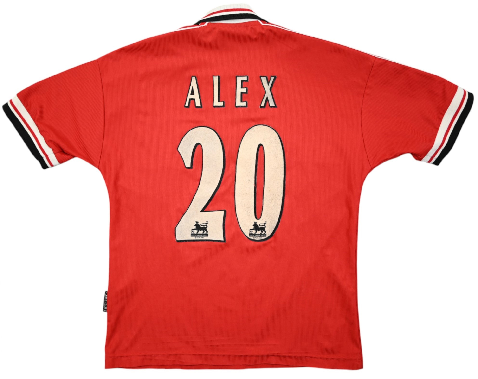 1998-00 MANCHESTER UNITED *ALEX* SHIRT XL. BOYS Premier League ...