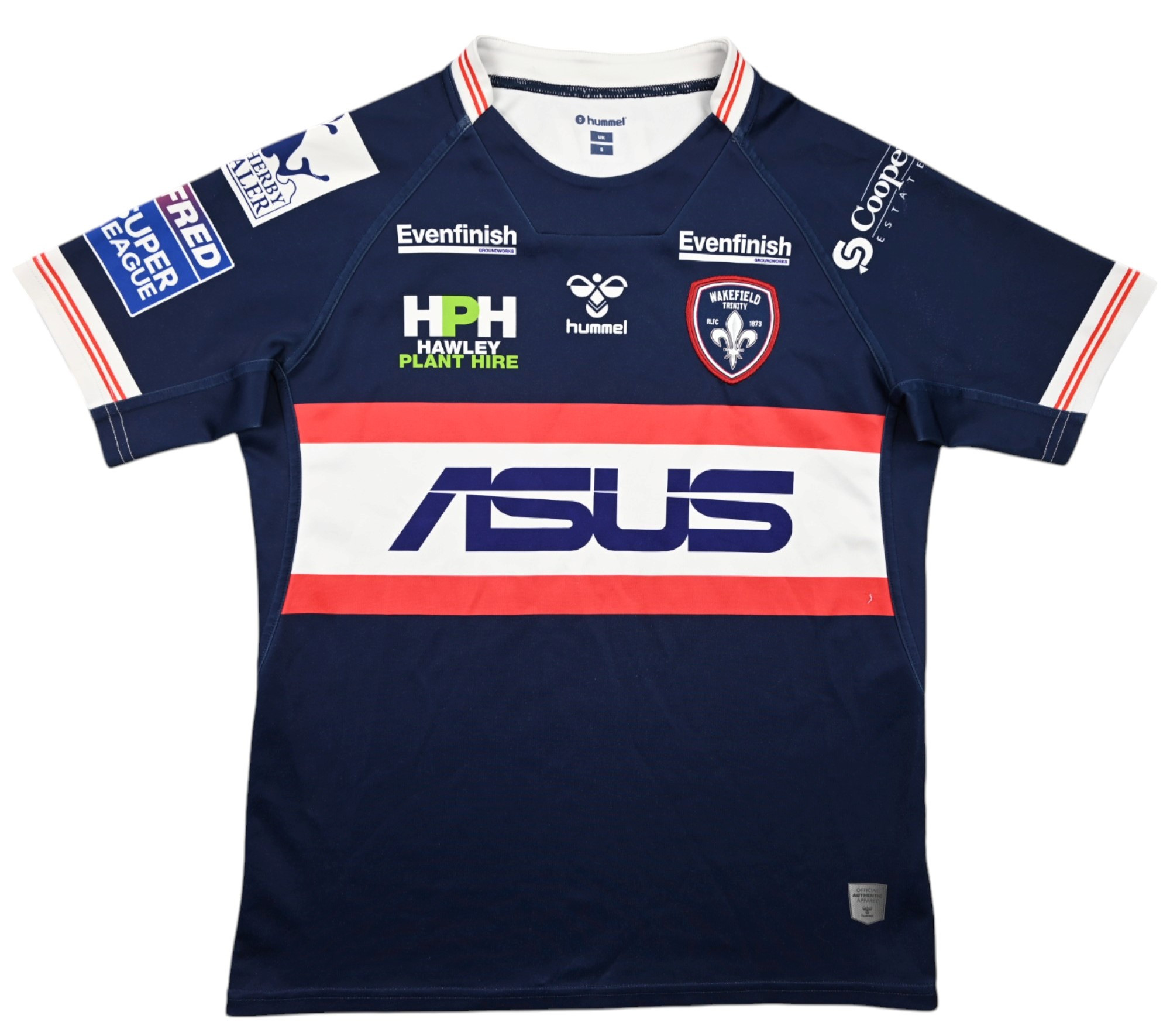 WAKEFIELD TRINITY RUGBY SHIRT S Rugby \ Rugby League \ Wakefield ...