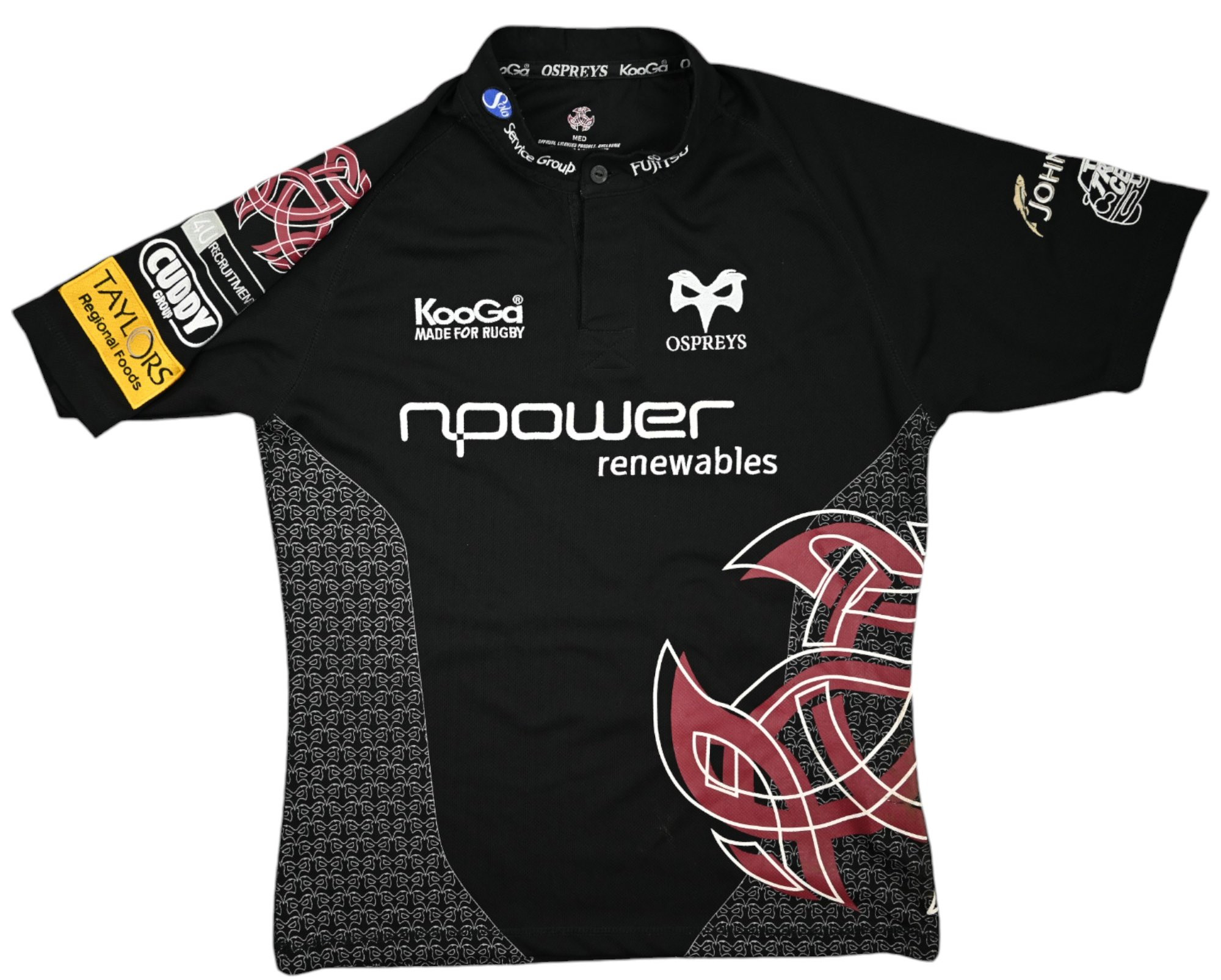 OSPREYS RUGBY SHIRT M Rugby \ Rugby Union \ Ospreys | Classic-Shirts.com