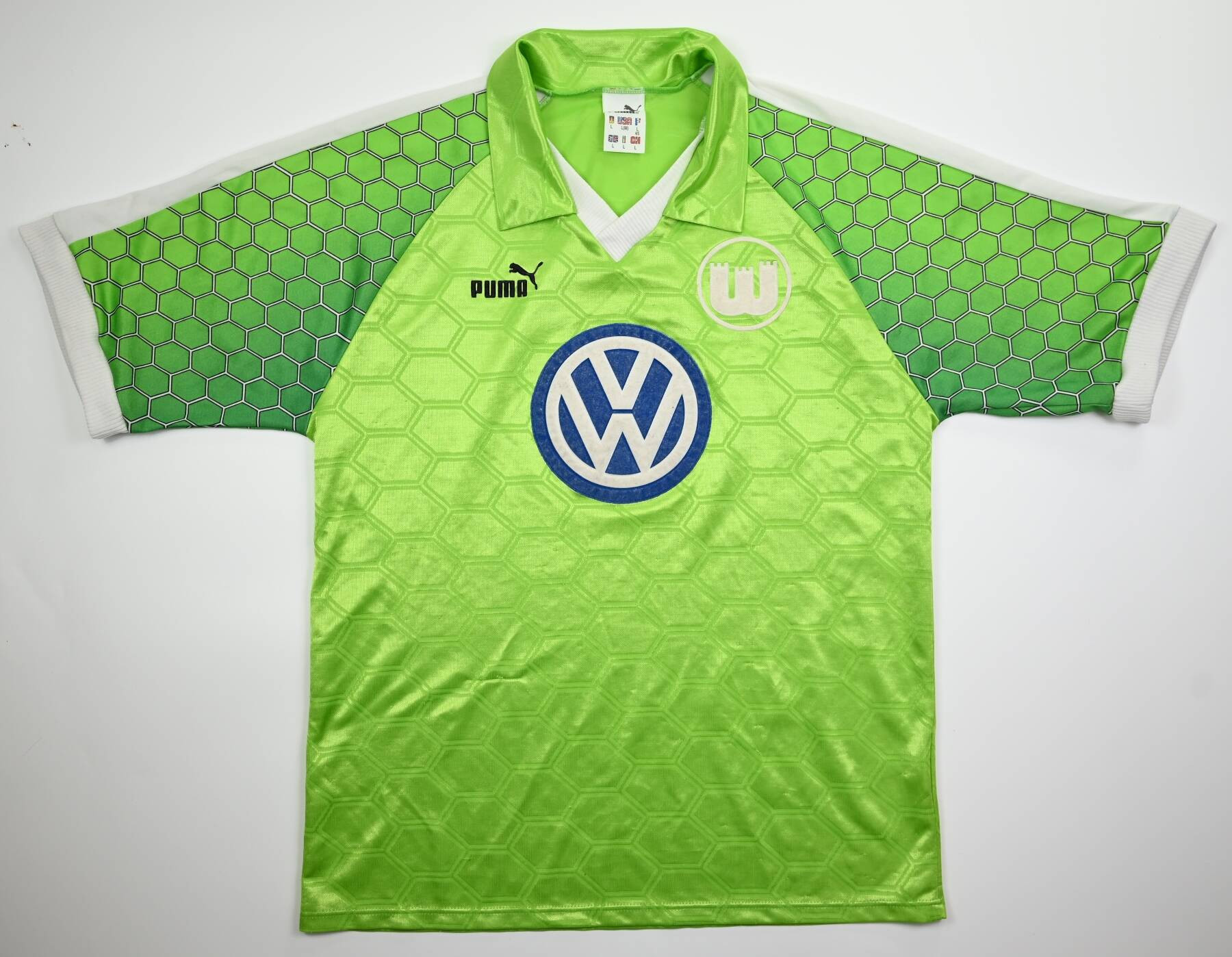 1997-98 VFL WOLFSBURG SHIRT L German Clubs \ VFL Wolfsburg | Classic ...