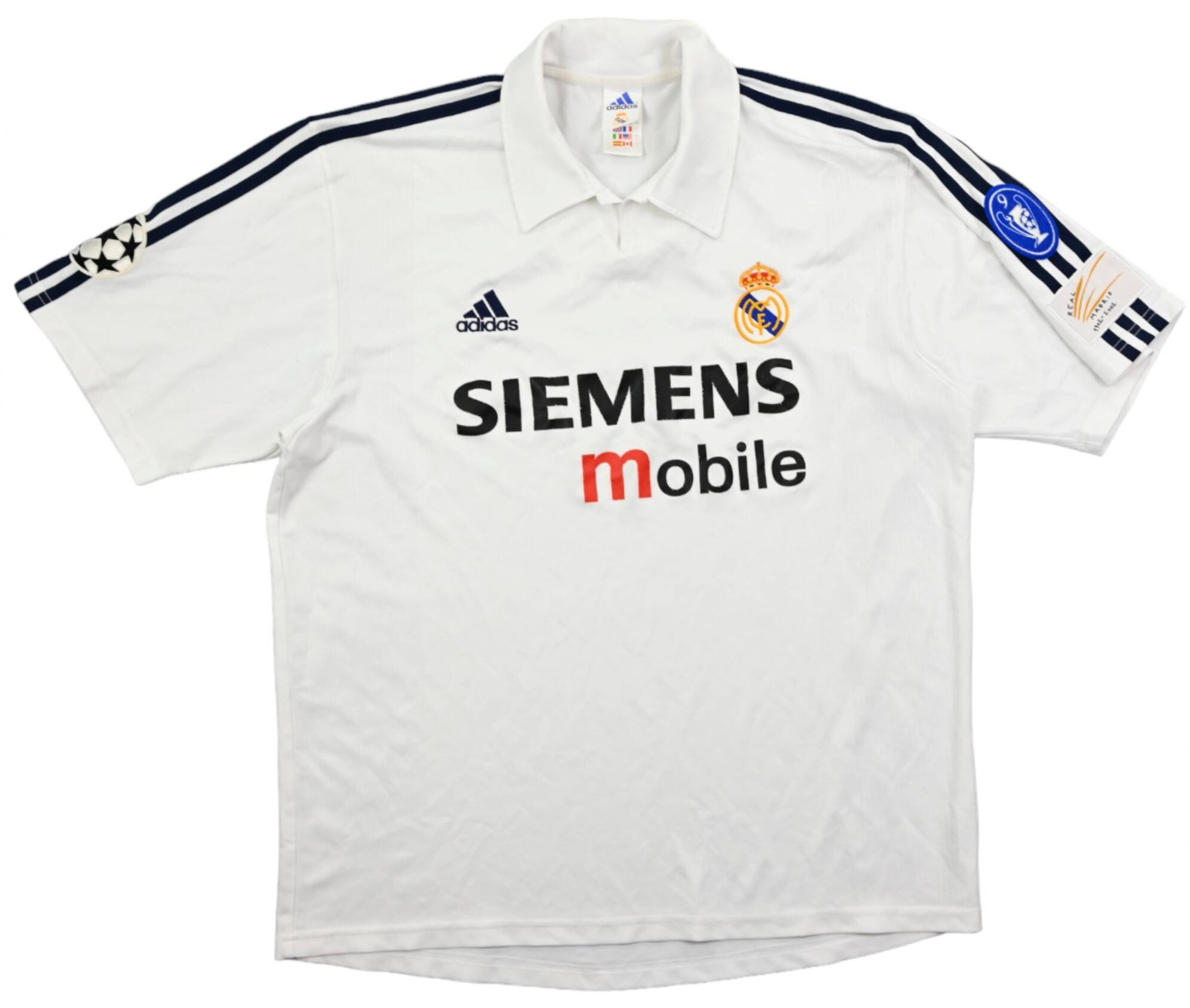 2002-03 REAL MADRID SHIRT L Spanish Clubs \ Real Madrid | Classic ...