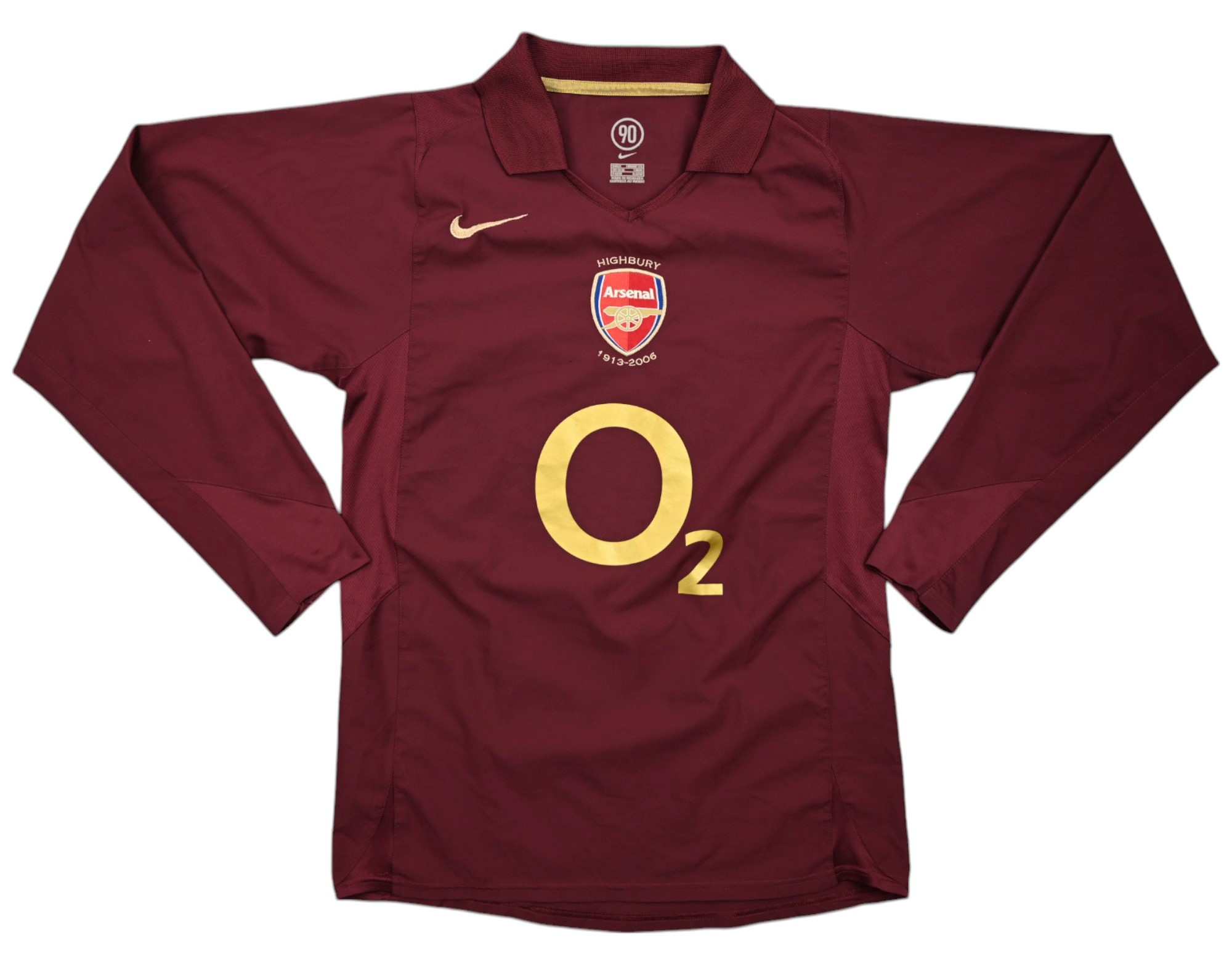 2005-06 ARSENAL LONDON LONGSLEEVE SHIRT S Premier League \ Arsenal FC ...