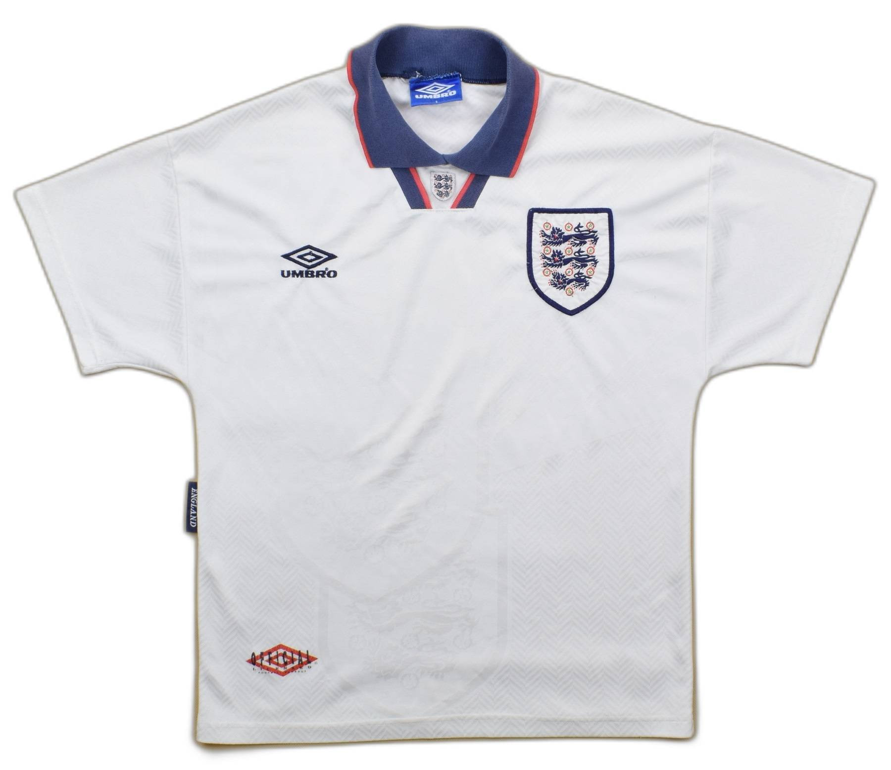 1993-95 ENGLAND SHIRT S National Teams \ Europe \ England | Classic ...