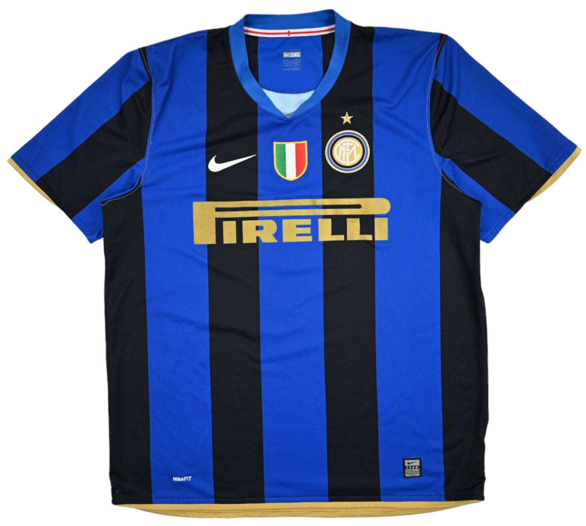 2008-09 INTER MILAN *CRUZ* SHIRT XL Italian Clubs \ Inter Milan ...